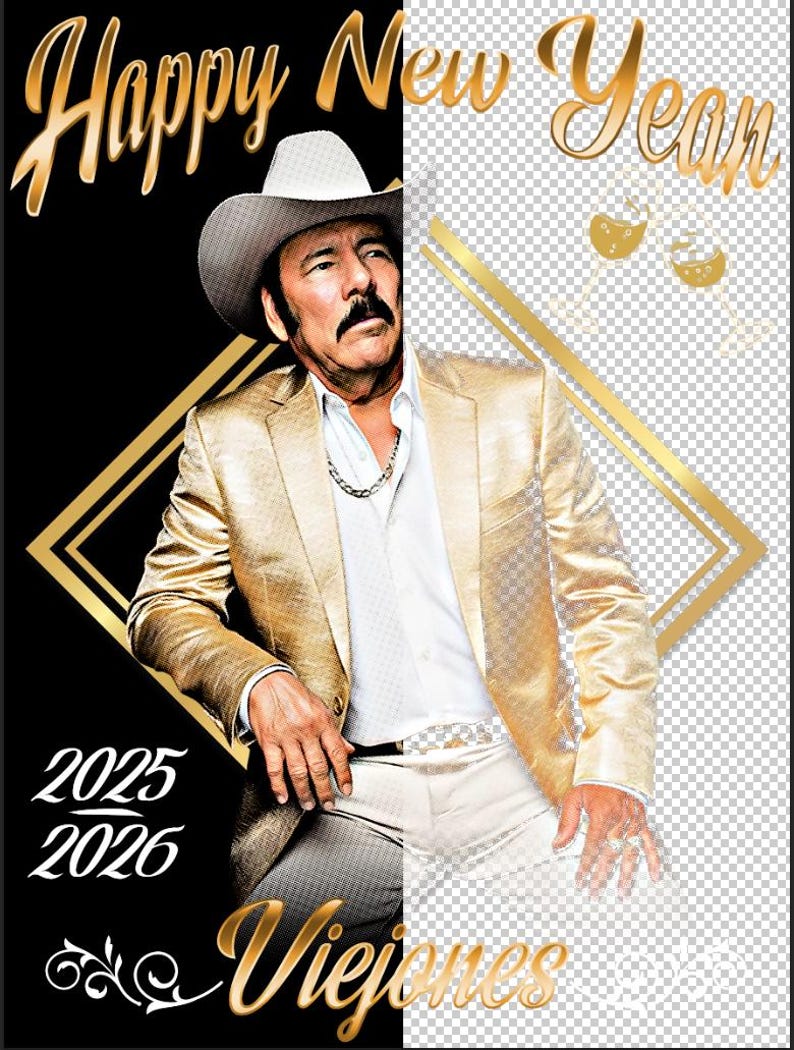 Happy New Year 2026 Dtf Halftone Png Lalo Mora Happy New Year T-shirt ...