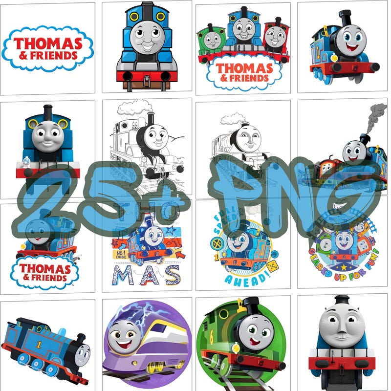 Train Thomas Characters - Etsy UK