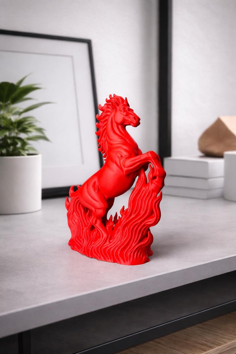 Horse Lunar New Year 2026 3D Printed Decor | Chinese 2026 | 18 Colors ...