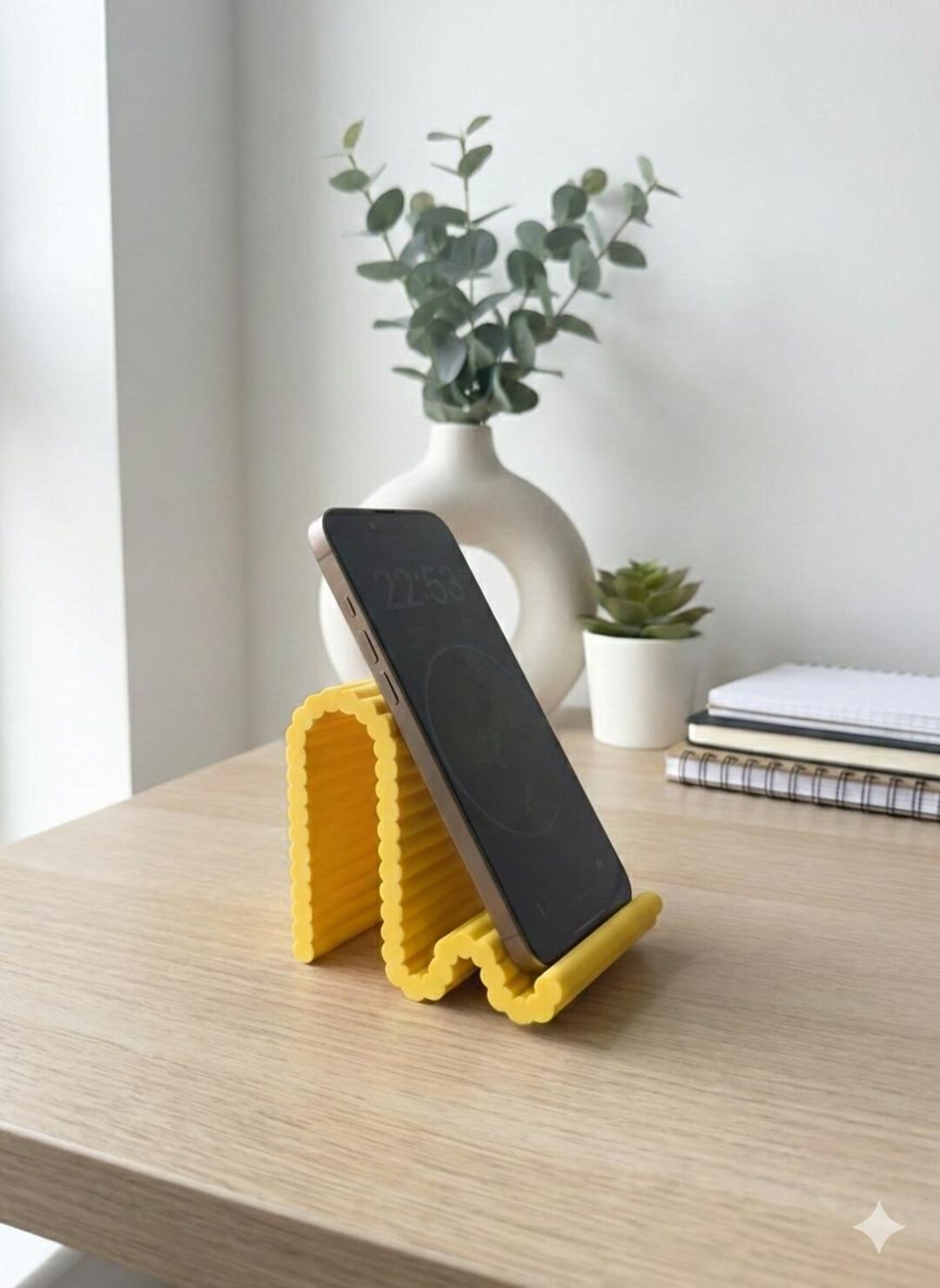 Minimalist Phone Stand | Modern Desk iPhone Stand | 3D Printed | 18 ...