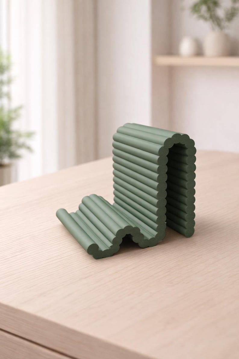 Minimalist Phone Stand | Modern Desk iPhone Stand | 3D Printed | 18 ...