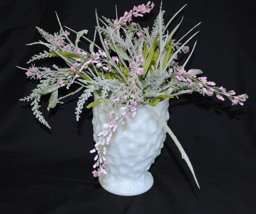 Brody Milk Glass Lumpy Vase - Etsy