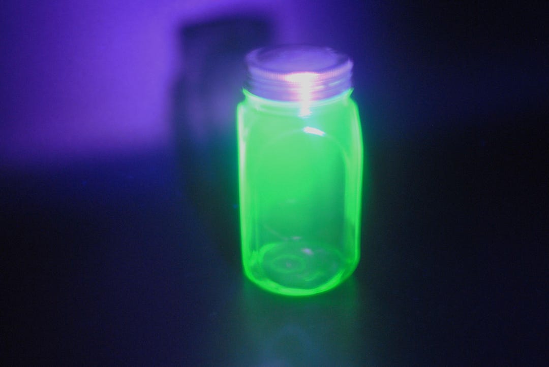 Uranium Vaseline Glass Hocking Spice Container, Jar Used - Etsy