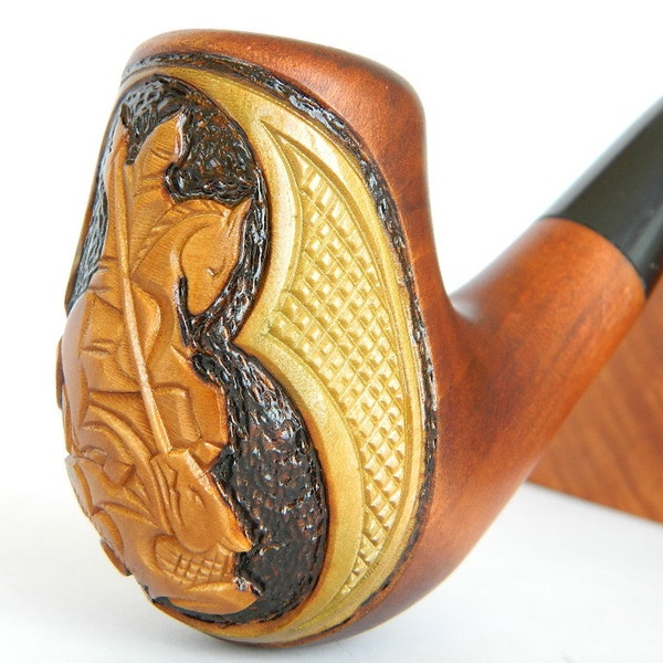 Hand Carved Pipes - Etsy