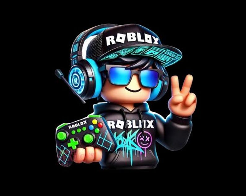Personaggi ispirati a Roblox in formato PNG Clipart / Adesivi per ...