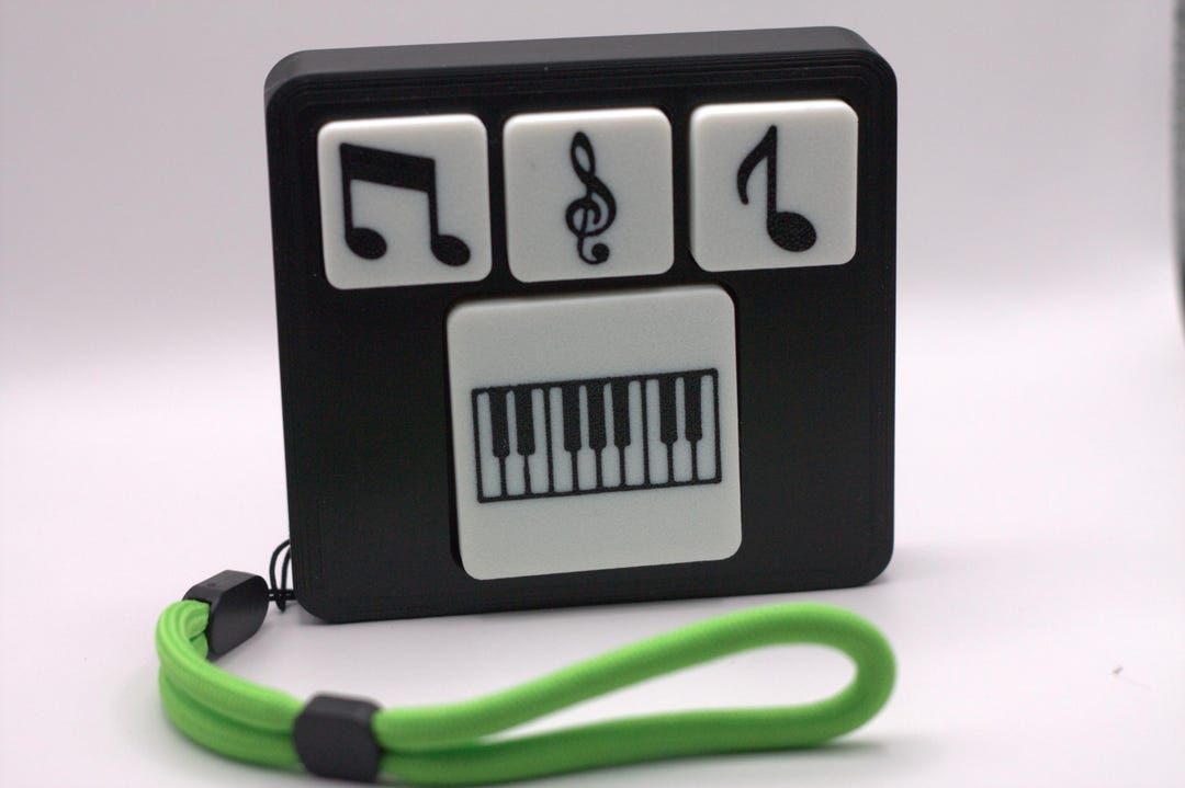Music Instrument and Notes Fidget Clicker - Etsy