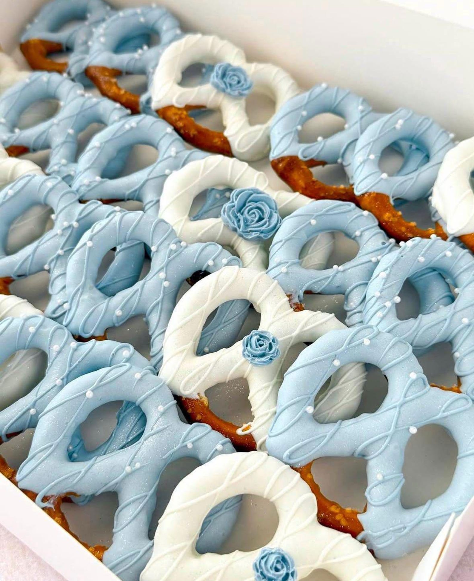Blue Dessert Table Treat Bundle, Bridal Shower Dessert Package ...