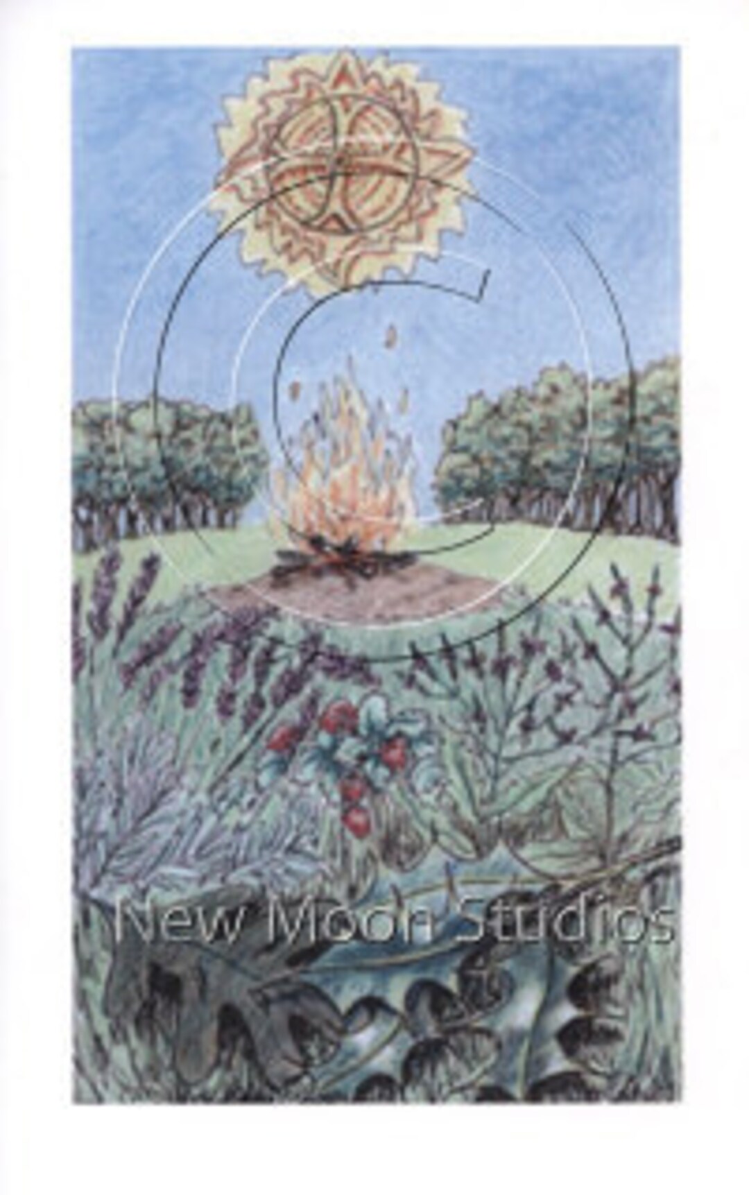 Midsummer Sabbat Card (set of 12) - Etsy
