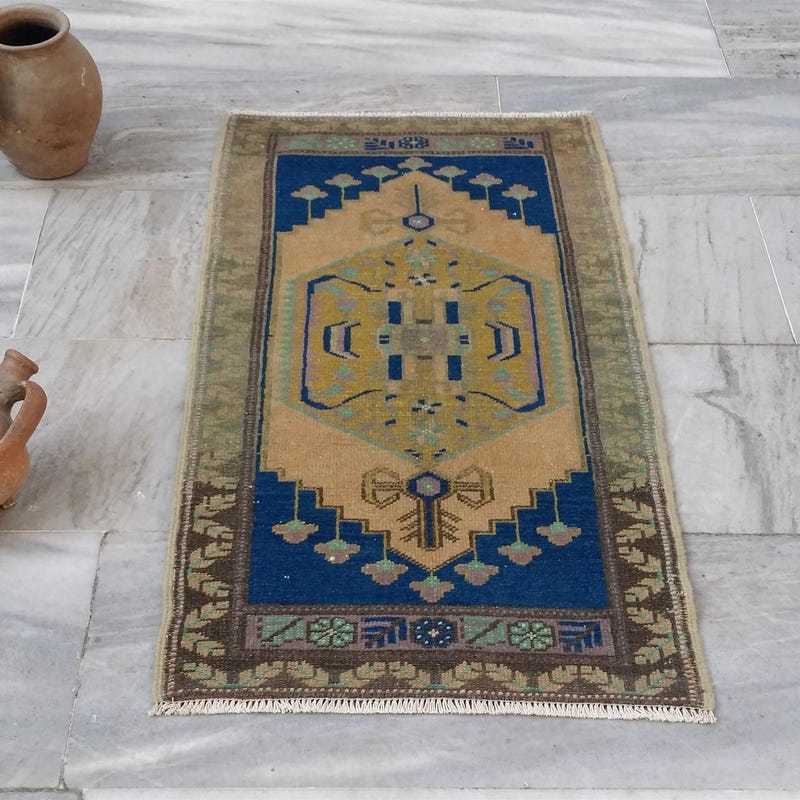 Hand Knotted Wool Doormat - Etsy