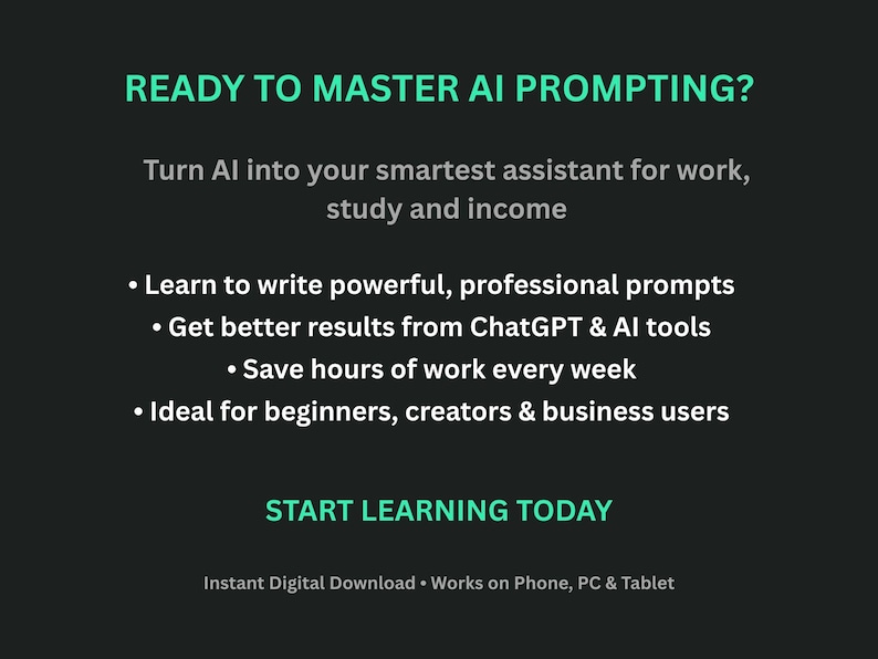 AI Prompt Handbook: Prompt Engineering Mastery for Beginners + Chatgpt ...