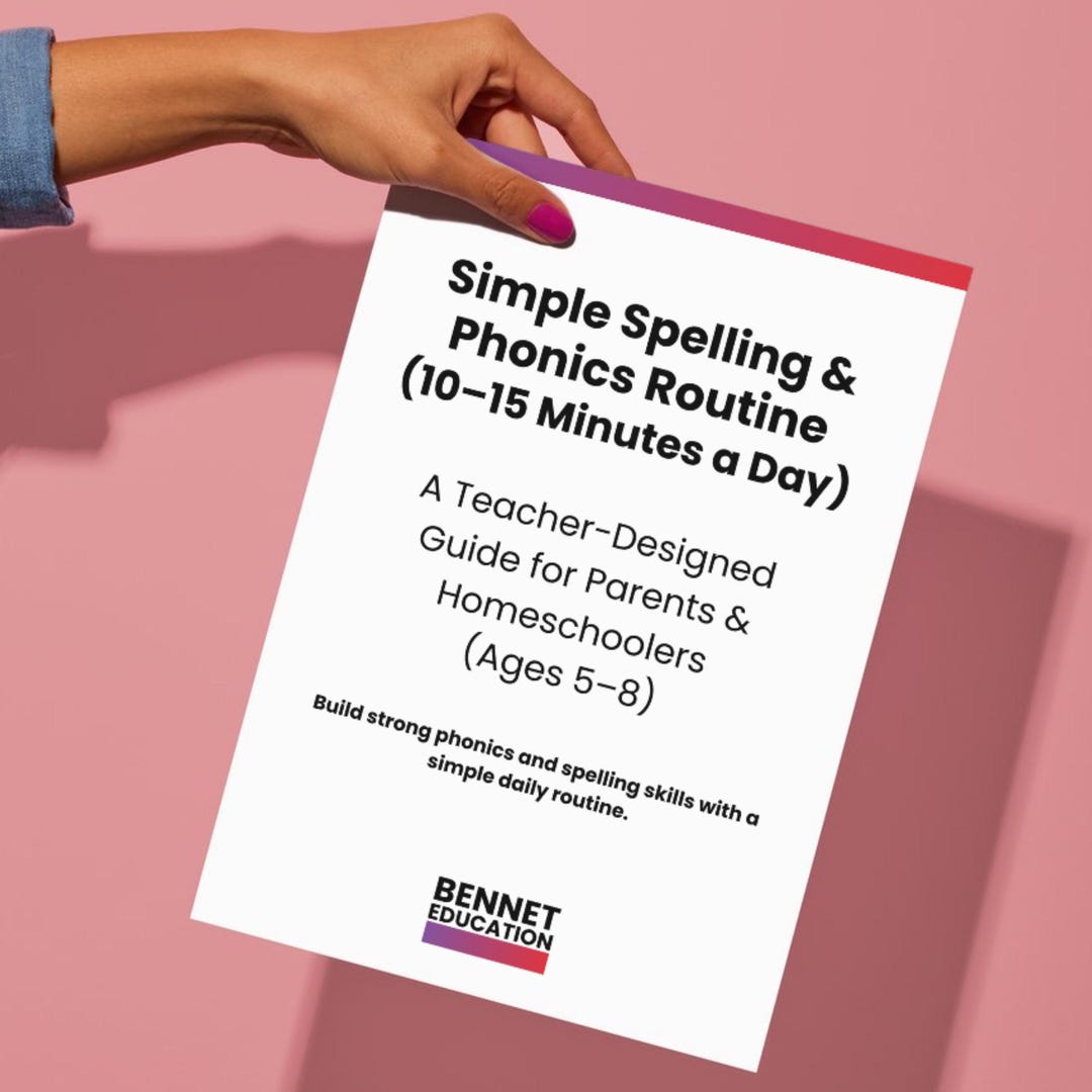 Simple Spelling and Phonics Routine Ages 5–8 | 10–15 Minute Daily ...