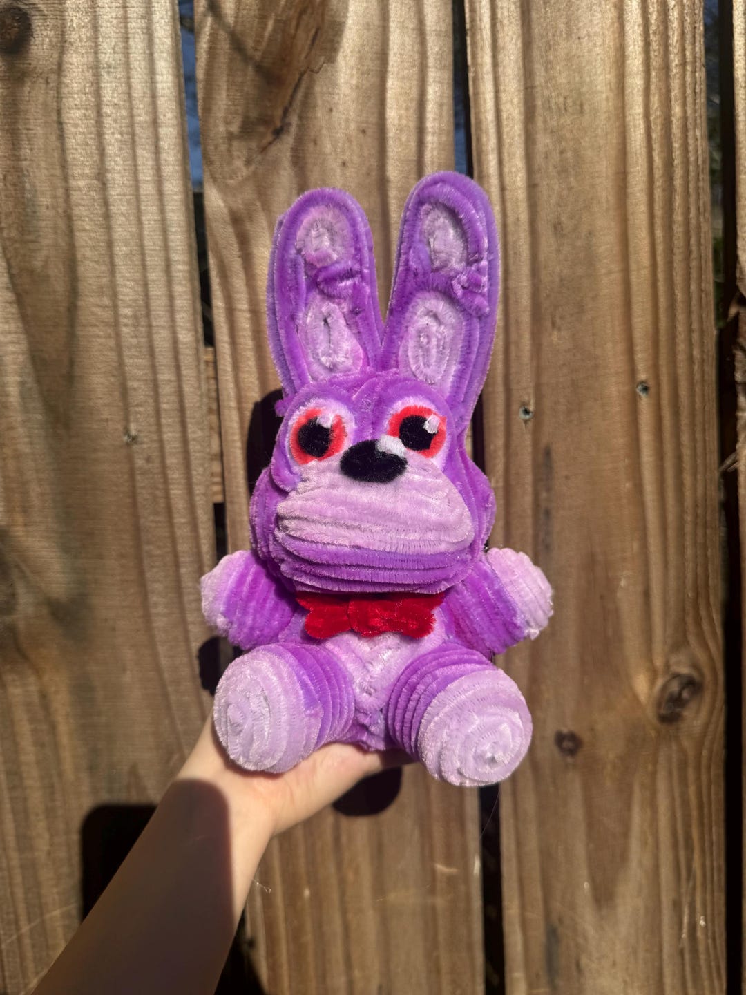 Bonnie Pipe Cleaner Plushie - Etsy