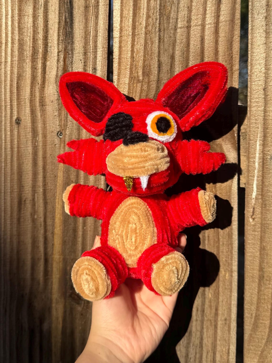 Fnaf Foxy Pipe Cleaner Plushie - Etsy