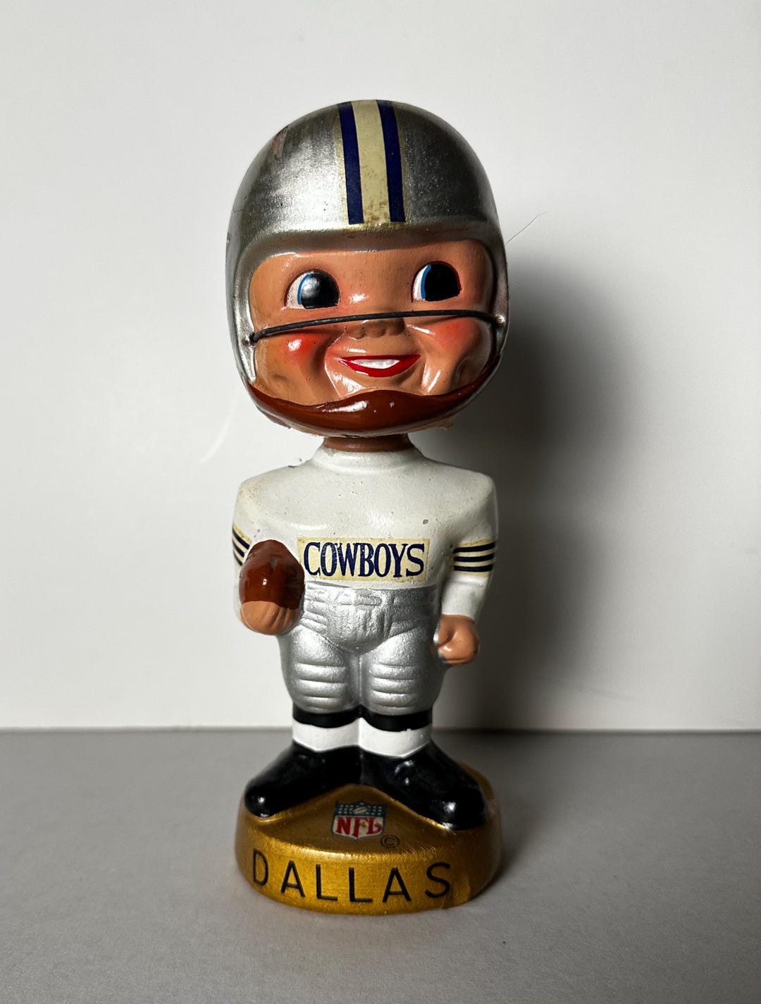 Dallas Cowboys Bobblehead, 1967 Nodder Pro Novelty, Chicago - Etsy
