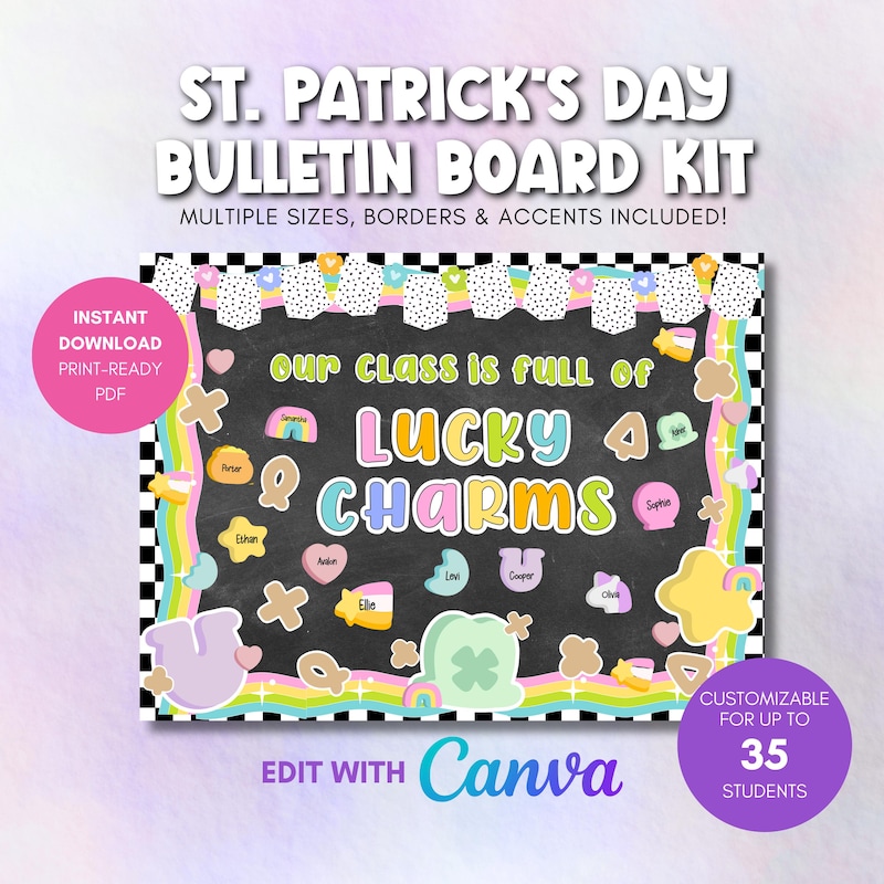 Printable Lucky Charms - Etsy
