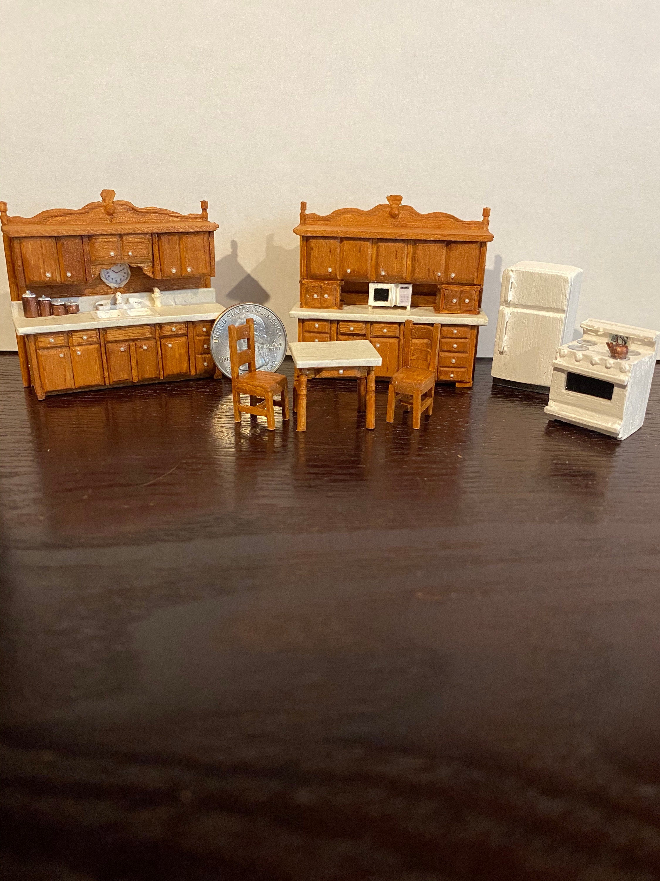 Quarter Inch Scale Realistic Modern Kitchen Set | Etsy