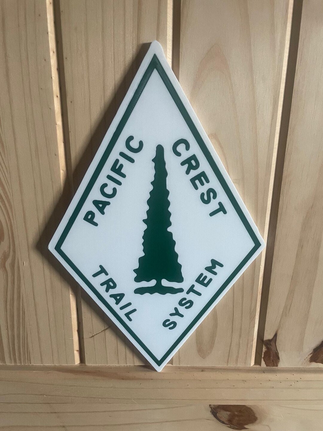 Pacific Crest Trail System Sign California Oregon Washington Canada - Etsy