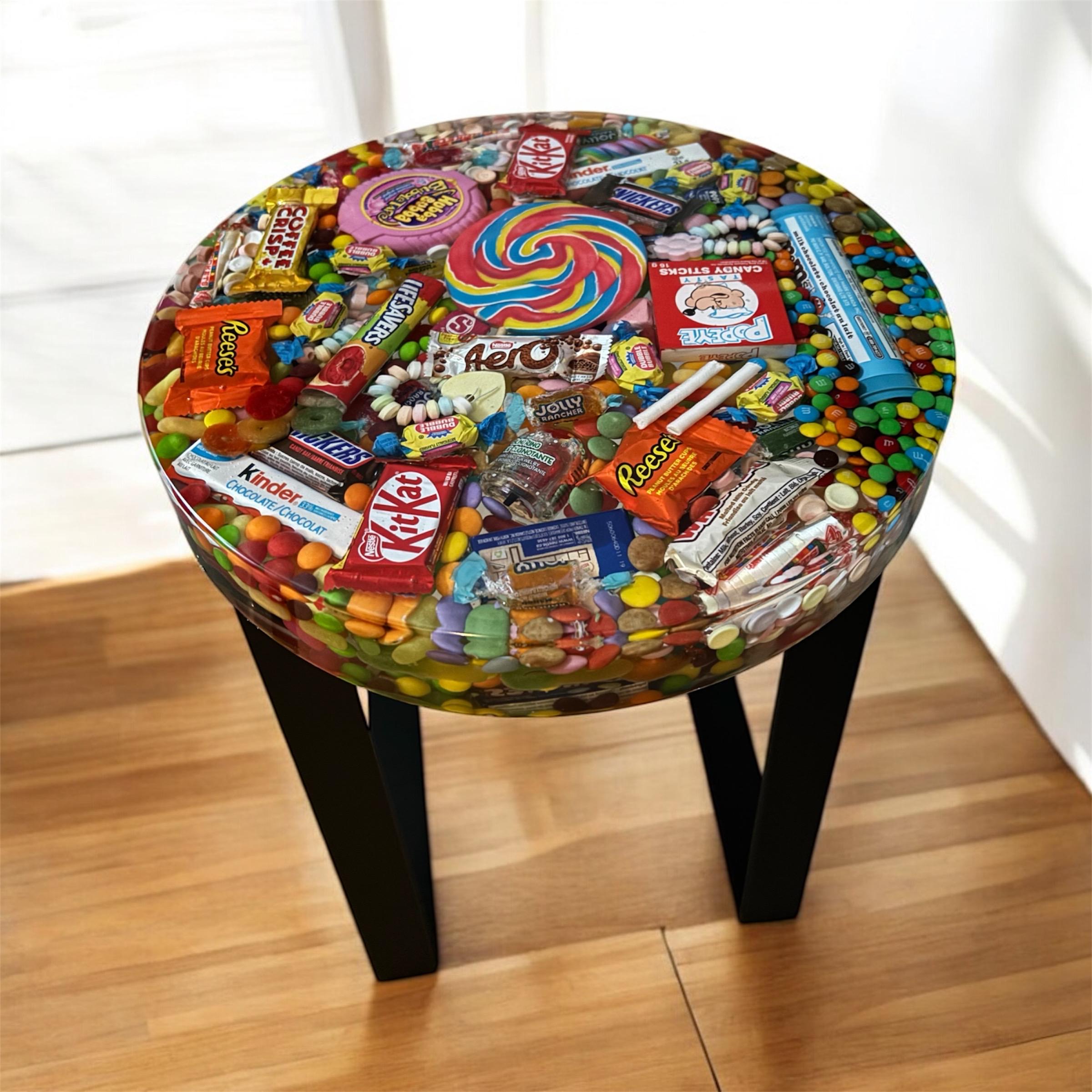 Round Resin Candy Table - Etsy