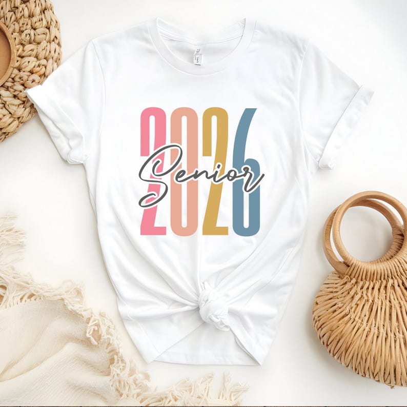 Senior 2026 Shirt - Senior 2026 Retro Shirts, Class of 2026 Senior Tee ...