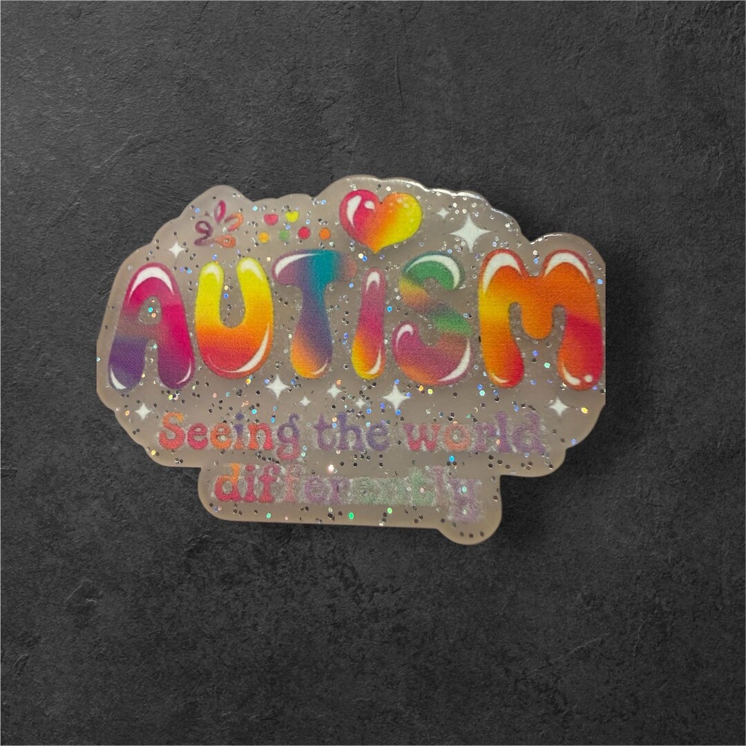 Autism Awareness Acrylic Flat Back - Etsy