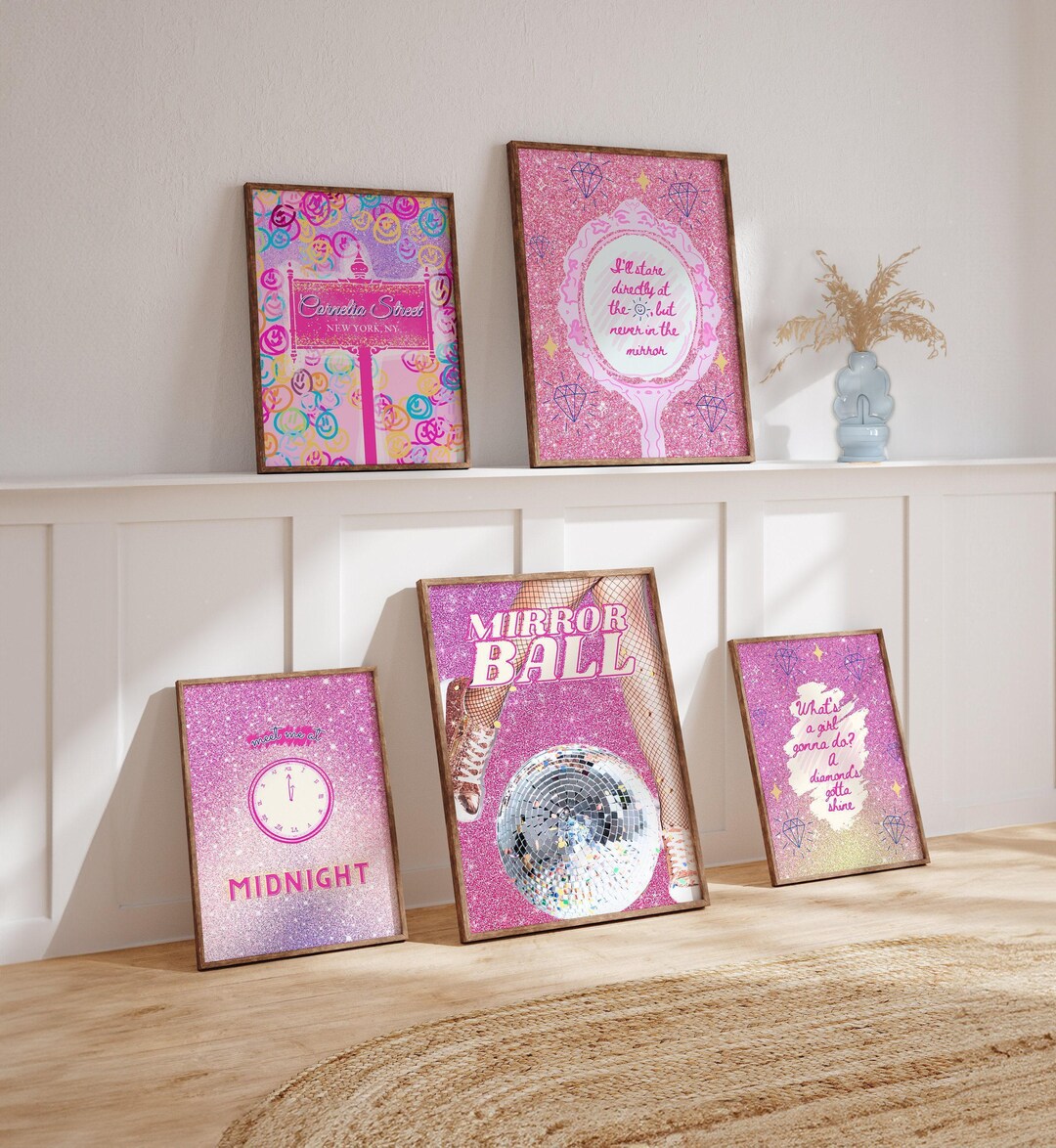 Taylor Fan-made Pink Glitter Mastermind Poster | Cornelia St Digital ...