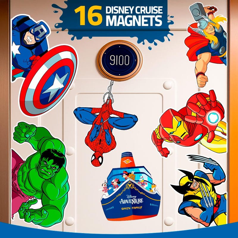 Spiderman Cruise Magnets - Etsy