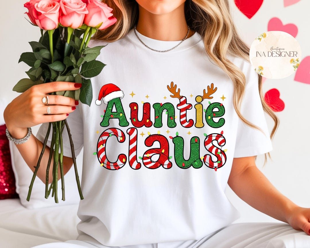 Gift for Aunt SVG | Future Aunt T-shirt Design | Christmas Sublimation ...