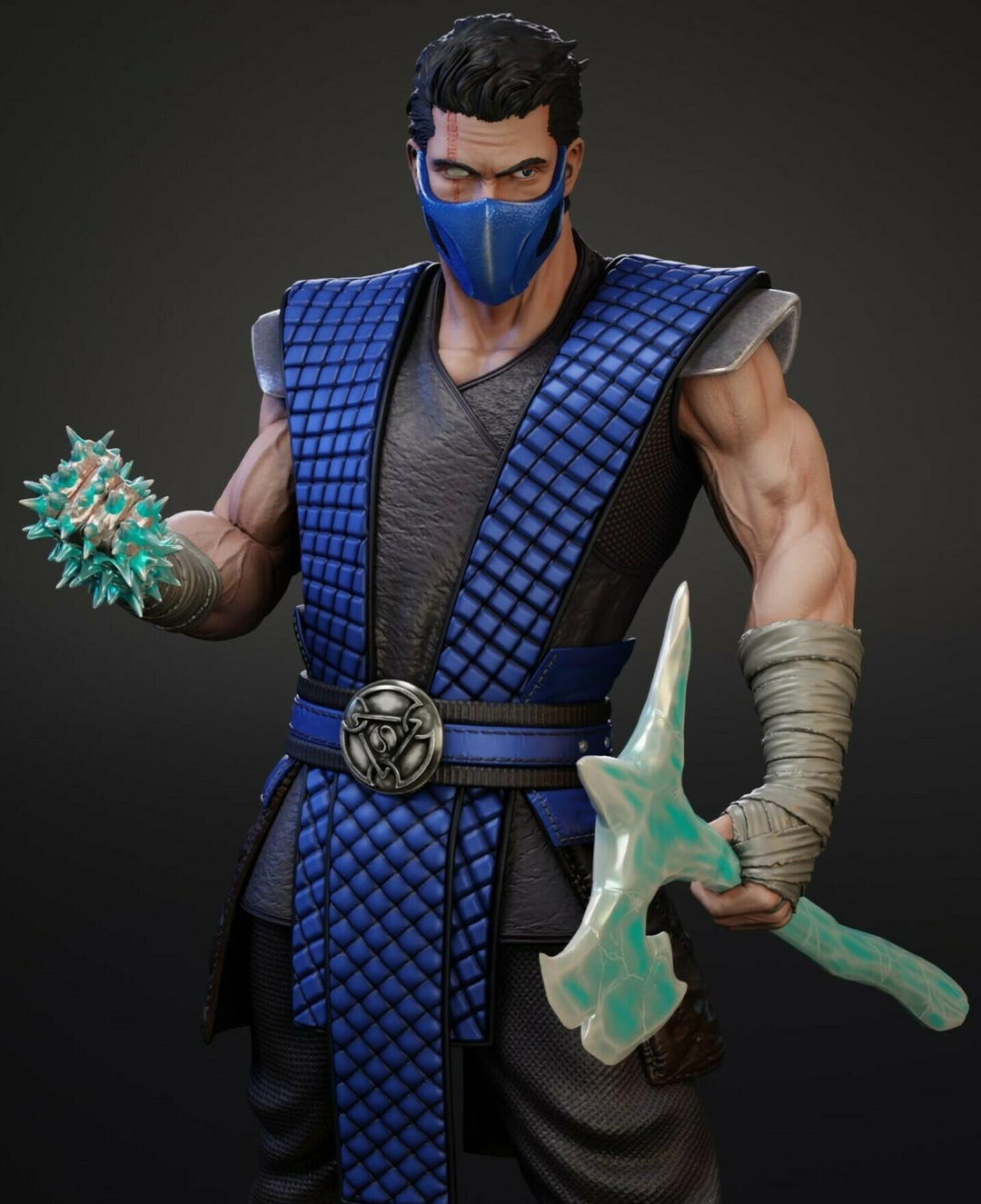 The Cryomancer Grandmaster: Frozen Sovereign of the Shadow Realm 3D ...