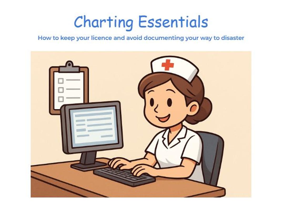 Nurse Charting Essentials - Howto Keep Your Licence Safe. - Etsy