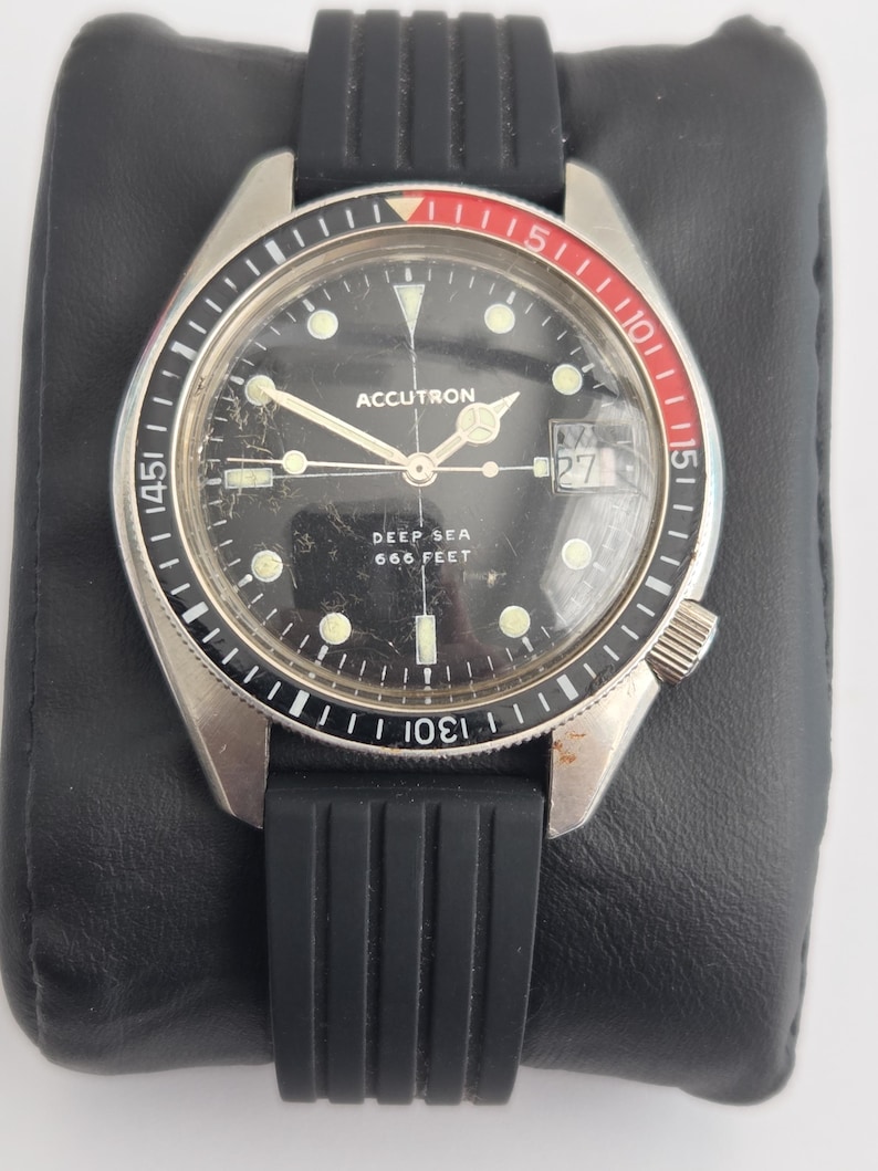 Very Rare 1969 Bulova Accutron Devil Diver Watch 118001 M9 - Etsy