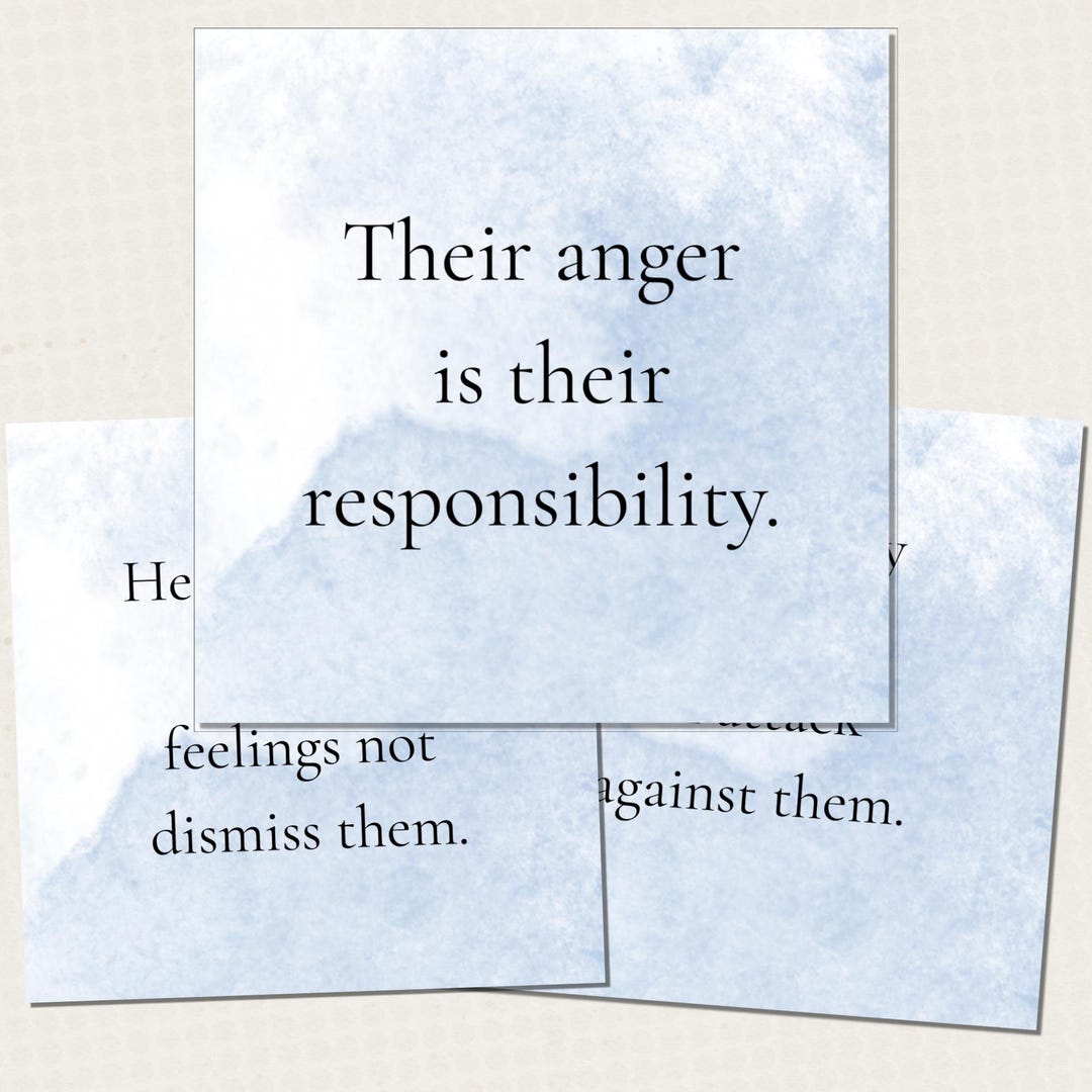 Clarity Deck for Gaslighting Survivors | Printable 4x4 Cards for Self ...