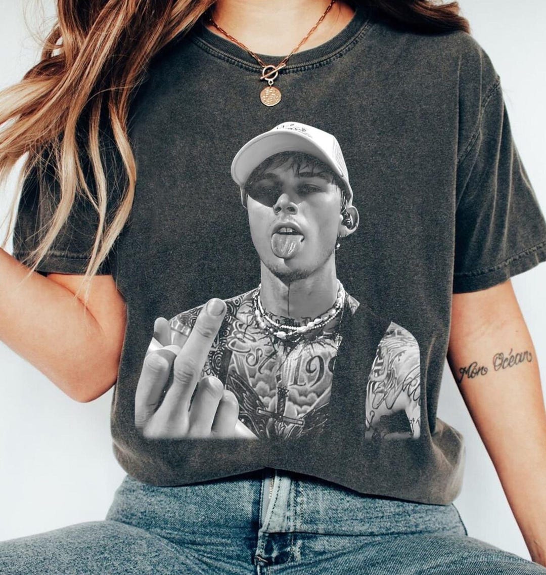Machine Gun Kelly Middle Finger Lost American Tour 2025 Shirt, Pop Rock ...