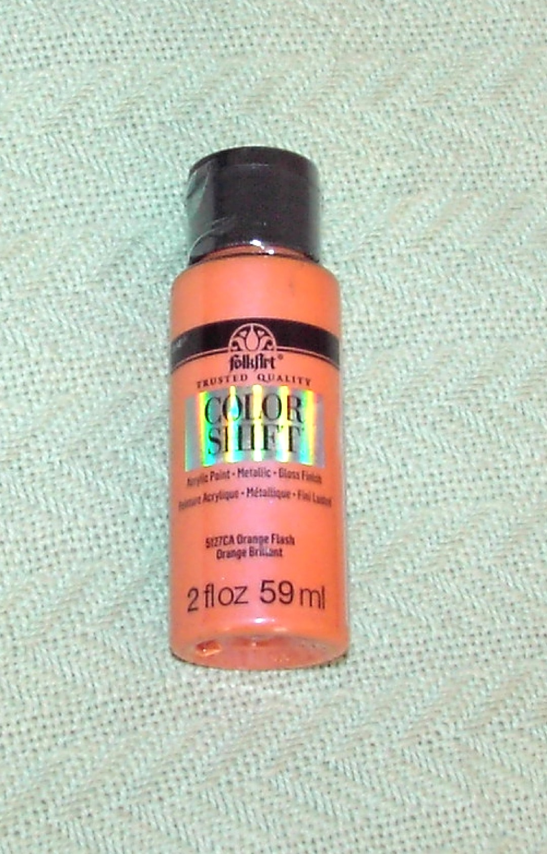 One (1) Bottle Orange Flash Color Shift Acrylic Paint - 2 Fl.oz. or 59 ...