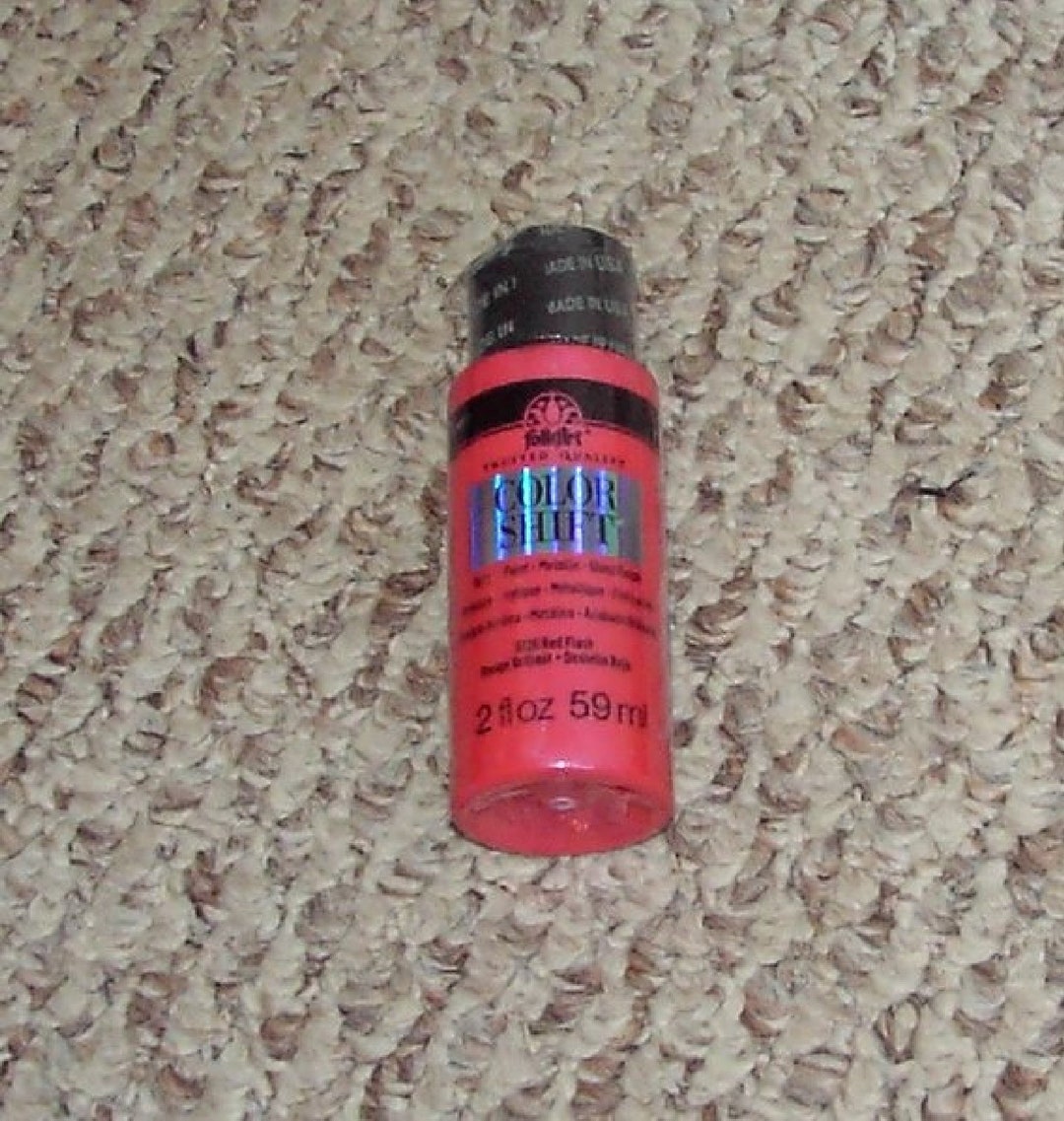 One (1) Bottle Red Flash Color Shift Acrylic Paint - 2 Fl.oz. or 59 Ml ...