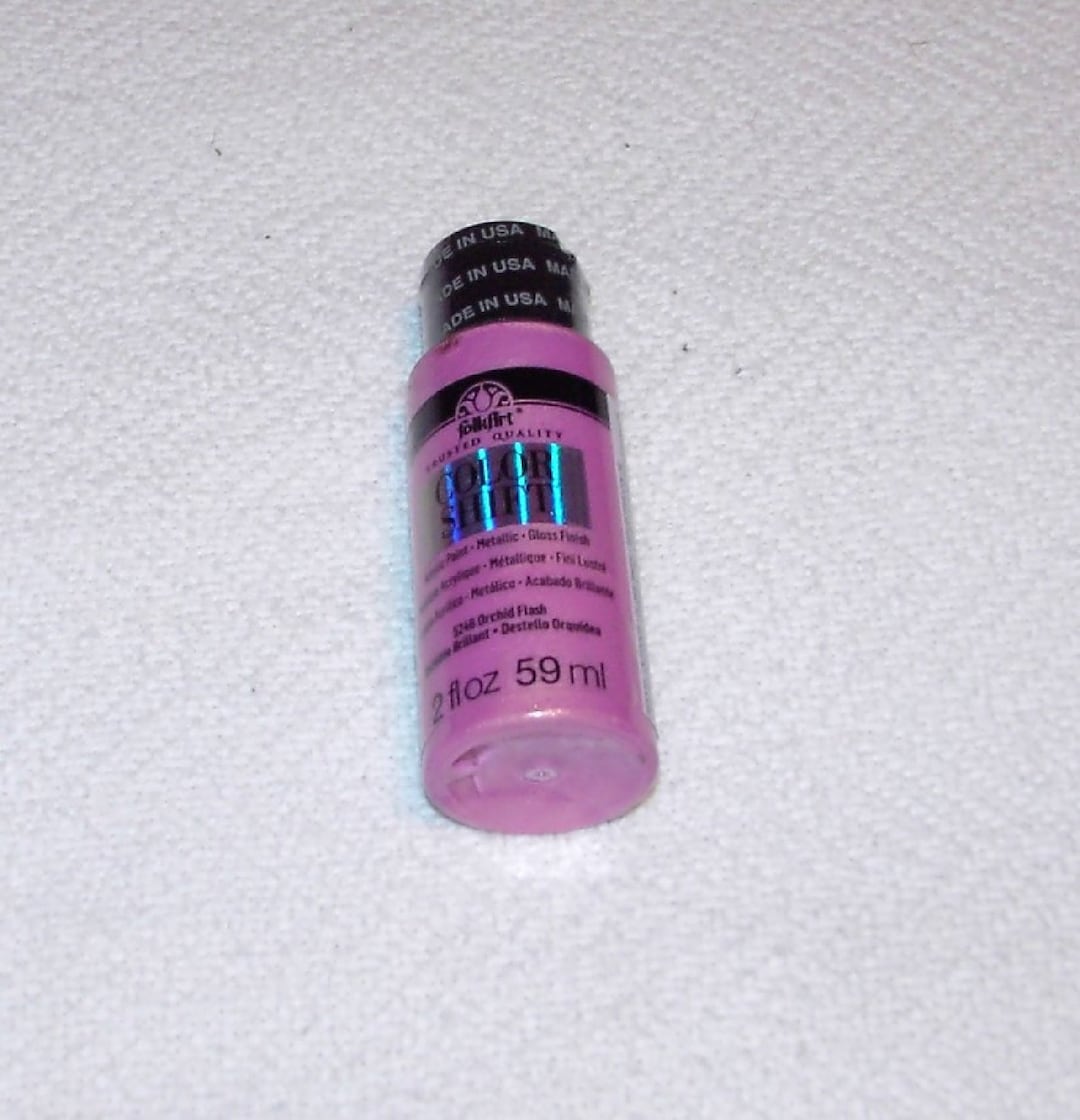 One (1) Bottle Orchid Flash Color Shift Acrylic Paint - 2 Fl.oz. or 59 ...