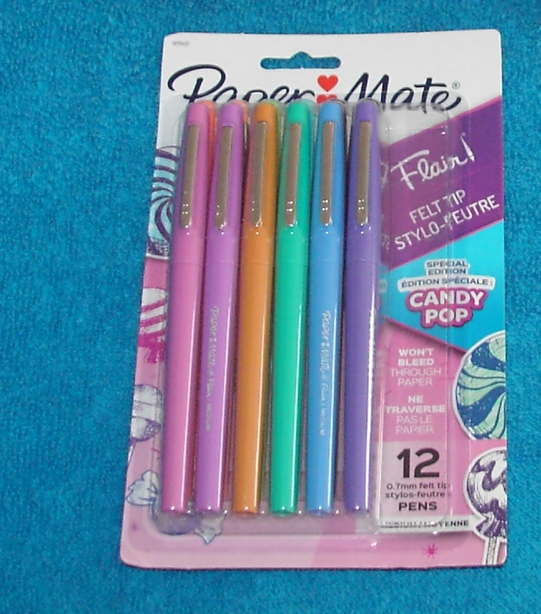 Paper Mate Candy Pop Colors Flair Felt Tip Pens - Limited Edition Pack ...