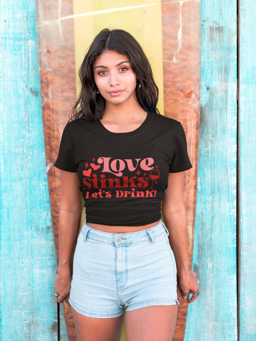 Love Stinks Let's Drink T-shirt | Funny Valentine Wine Tee - Etsy