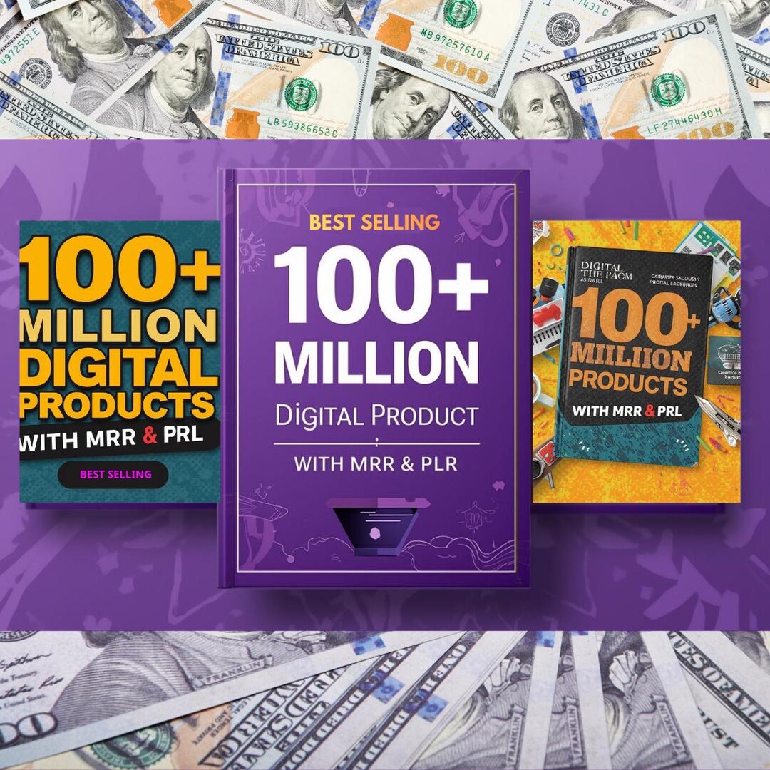 100 Million+ Digital Assets PLR MRR Bundle - Etsy