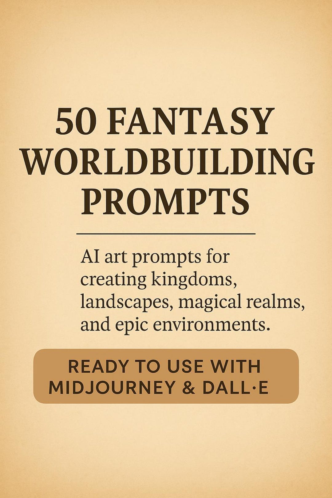 Fantasy Worldbuilding Prompts (50) · Landscapes, Kingdoms ...