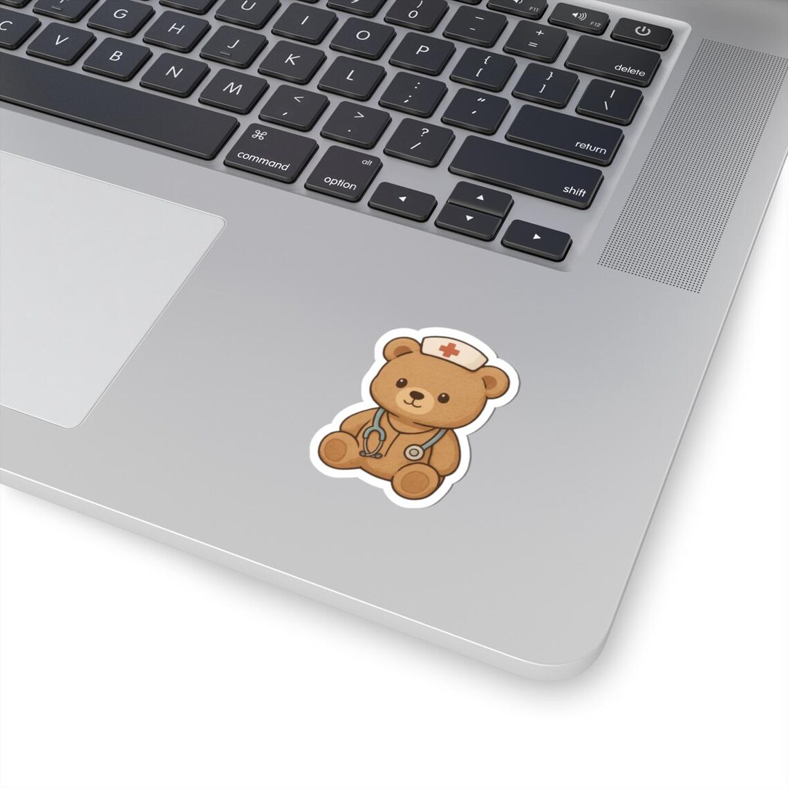 Cute Teddy Nurse Sticker, Pediatric NICU Nurse Sticker, Kawaii Bear ...