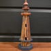 Hand Carved Wooden Lighthouse Art Sculpture - Etsy