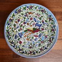 Holy Land Ceramic Plate Hand Made in Old City Jerusalem Size 20cm ...