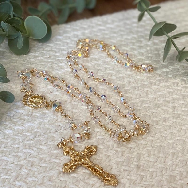 Swarovski Rosary - Etsy