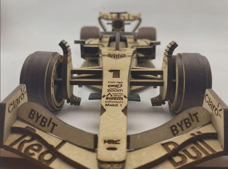 Laser Cut Formula 3D Wood Model Vector - SVG File (digital Download) - Etsy