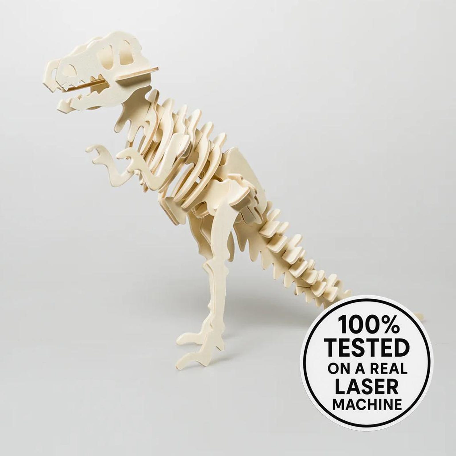 Laser Cut T-rex 3D Puzzle - SVG Files (digital Download) - Etsy