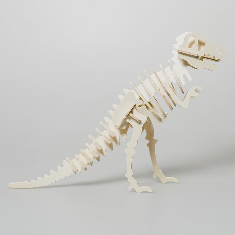 Laser Cut T-rex 3D Puzzle - SVG Files (digital Download) - Etsy