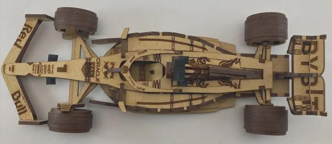 Laser Cut Formula 3D Wood Model Vector - SVG File (digital Download) - Etsy