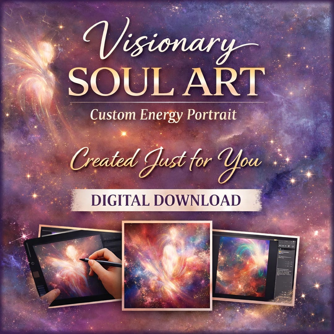 Custom Visionary Soul Portrait – Digital Art Download - Etsy