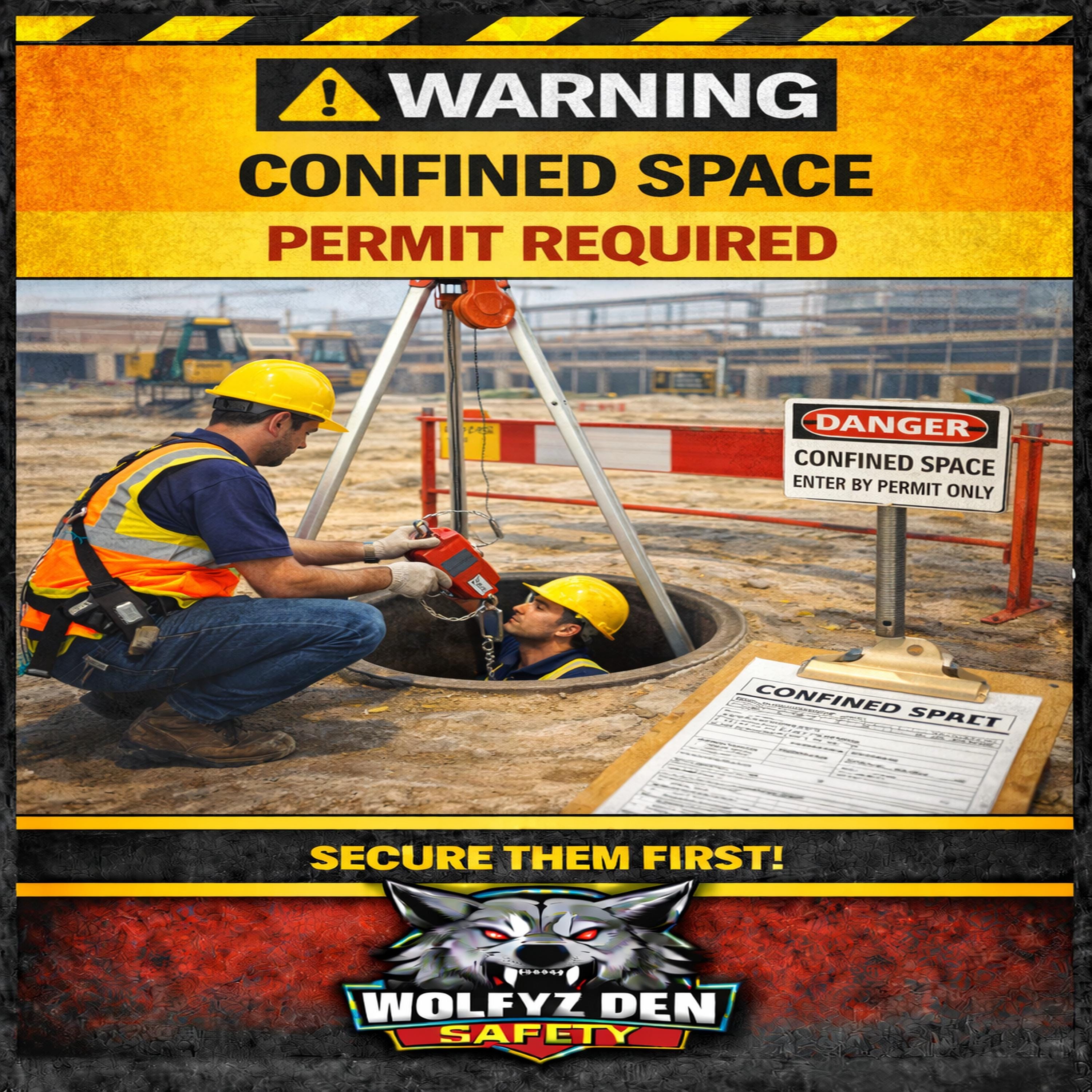 Construction Site Safety Posters, OSHA Compliance Signs (digital ...