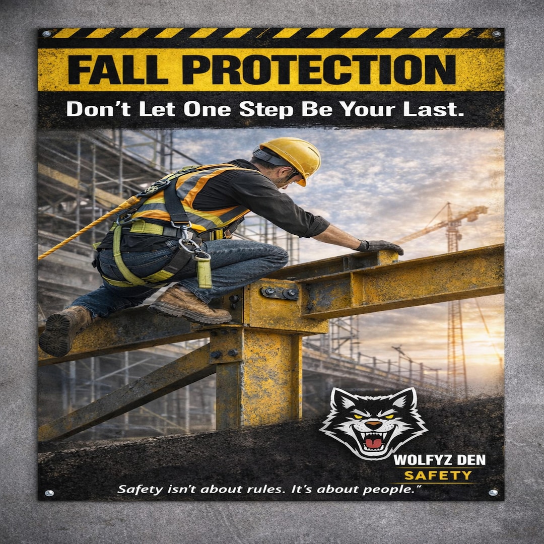 OSHA Ladder Safety Fall Protection Posters | Workplace Safety Bundle ...